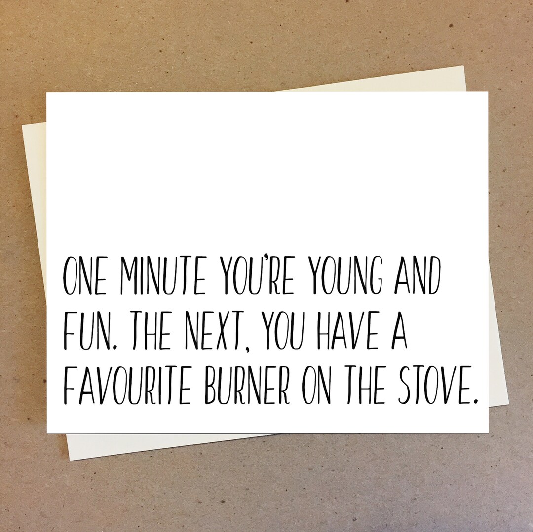 Favourite Burner Birthday Card for Sister Birthday Gift for Best Friend ...