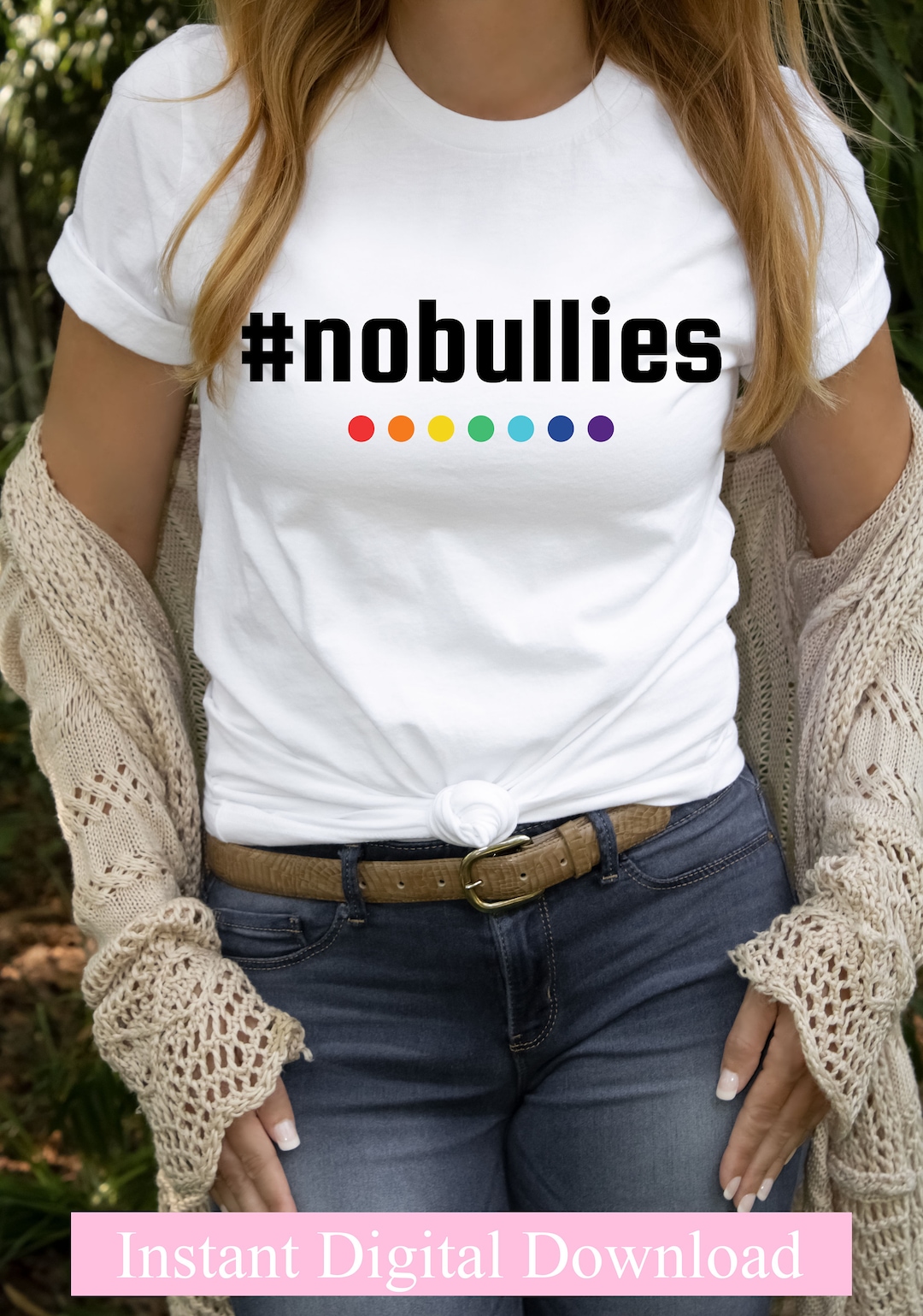 No Bullies PNG, Digital Art, Sublimation Design, Instant Download, 368 ...