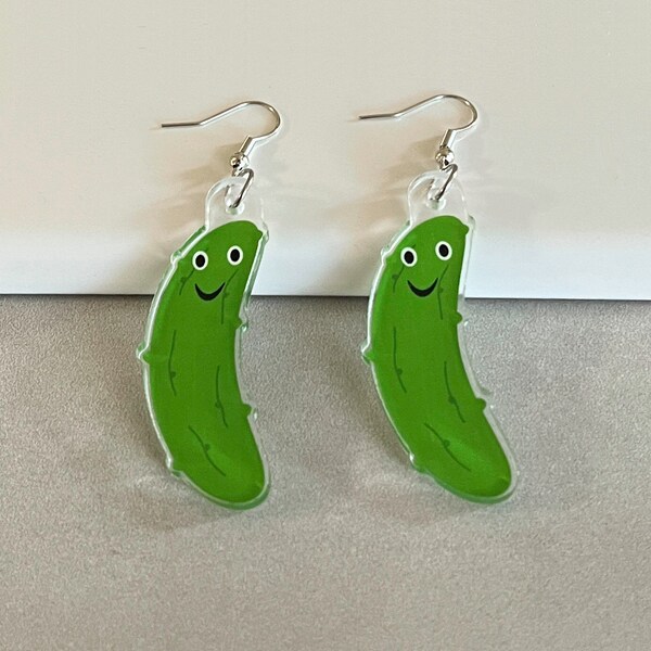 Pickle Earrings - Etsy
