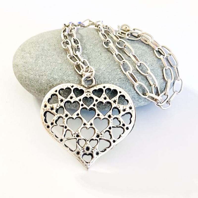 Heart Shape Necklace - Etsy