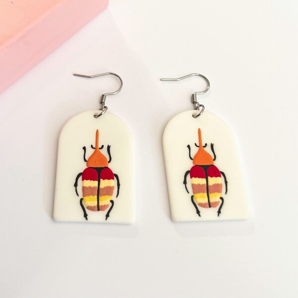 Beetle Earrings - Etsy