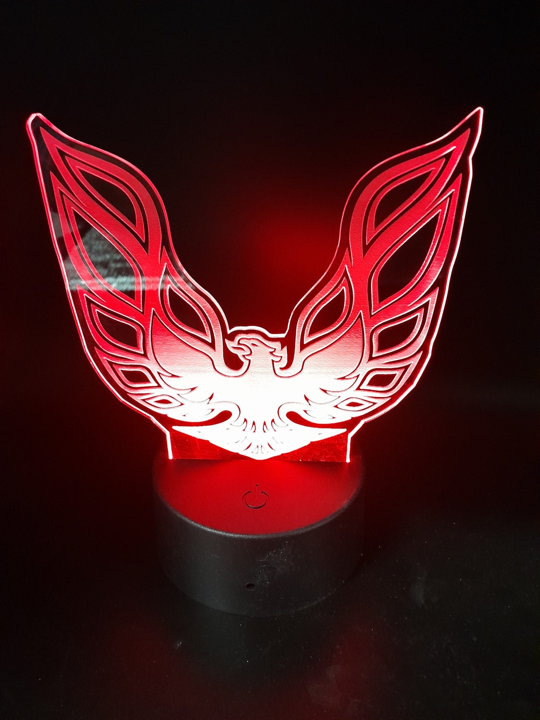 Pontiac Firebird Edge Lit Sign, Desk Lamp, Night Light, Color Changing ...
