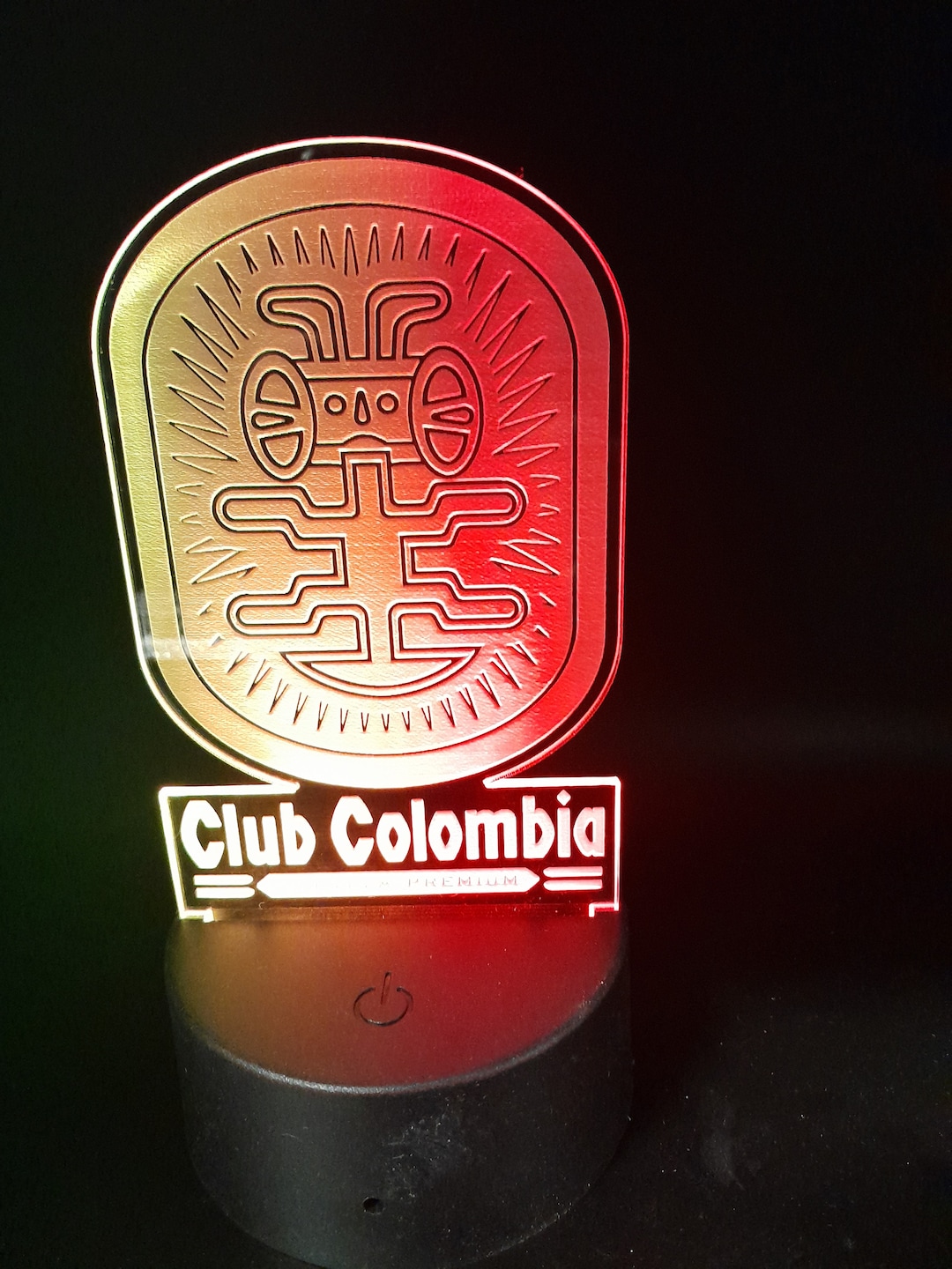 Club Colombia Cerveza Beer Edge Lit Sign, Desk Lamp, Night Light, Color ...