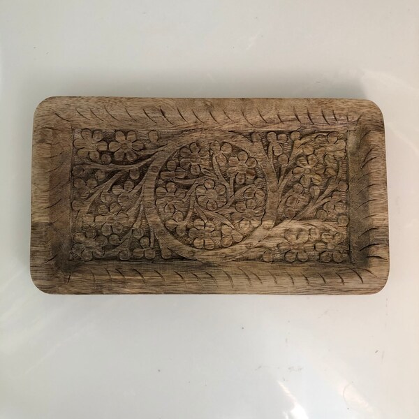 Carved Wood Trays - Etsy