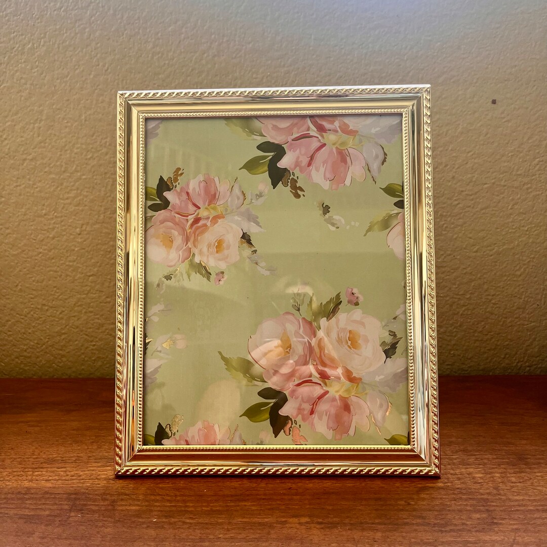 Silver 8 X 10 Photo Frame With Ornate Detailing - Etsy