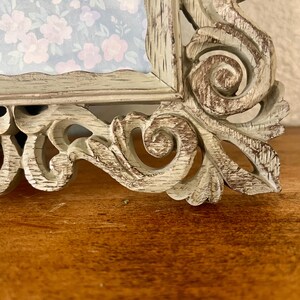 Vintage Gray Wood 7 X 7 Inch Square Frame Hold a 3 1/2”x 3 1/2” Image ...