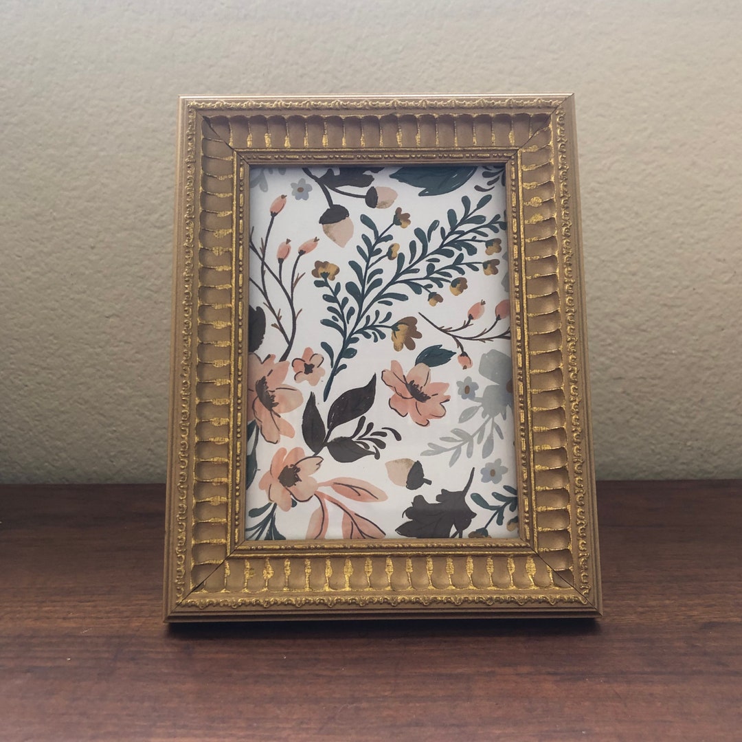 Vintage Gold 9 X 7 Ornate Frame Hold a 5 X 7 Image Back Stands - Etsy