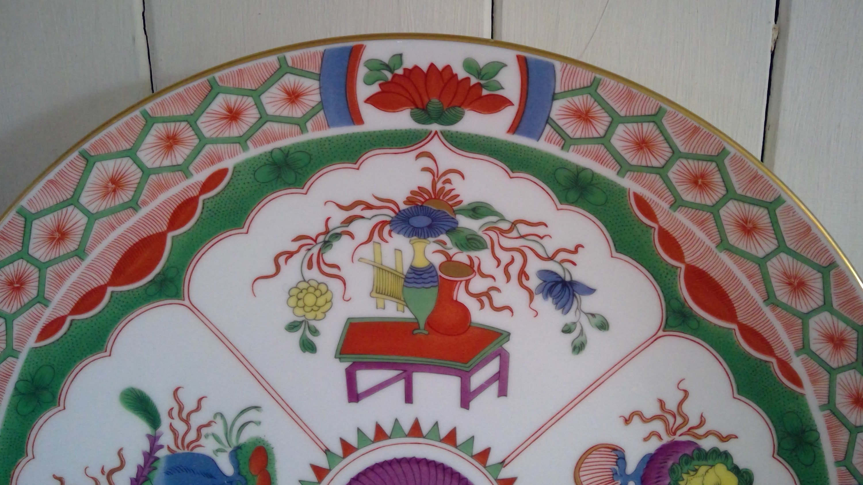 Royal Worcester - Kylin Pattern Plate - C1978 - Etsy UK