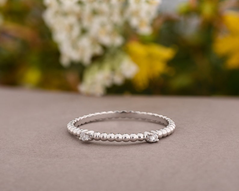 Stacking Ring Solid Gold Simple Gold Rings for Women Wedding - Etsy