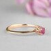 14K Gold Stackable Ruby Ring Ruby Engagement Ring Gold - Etsy