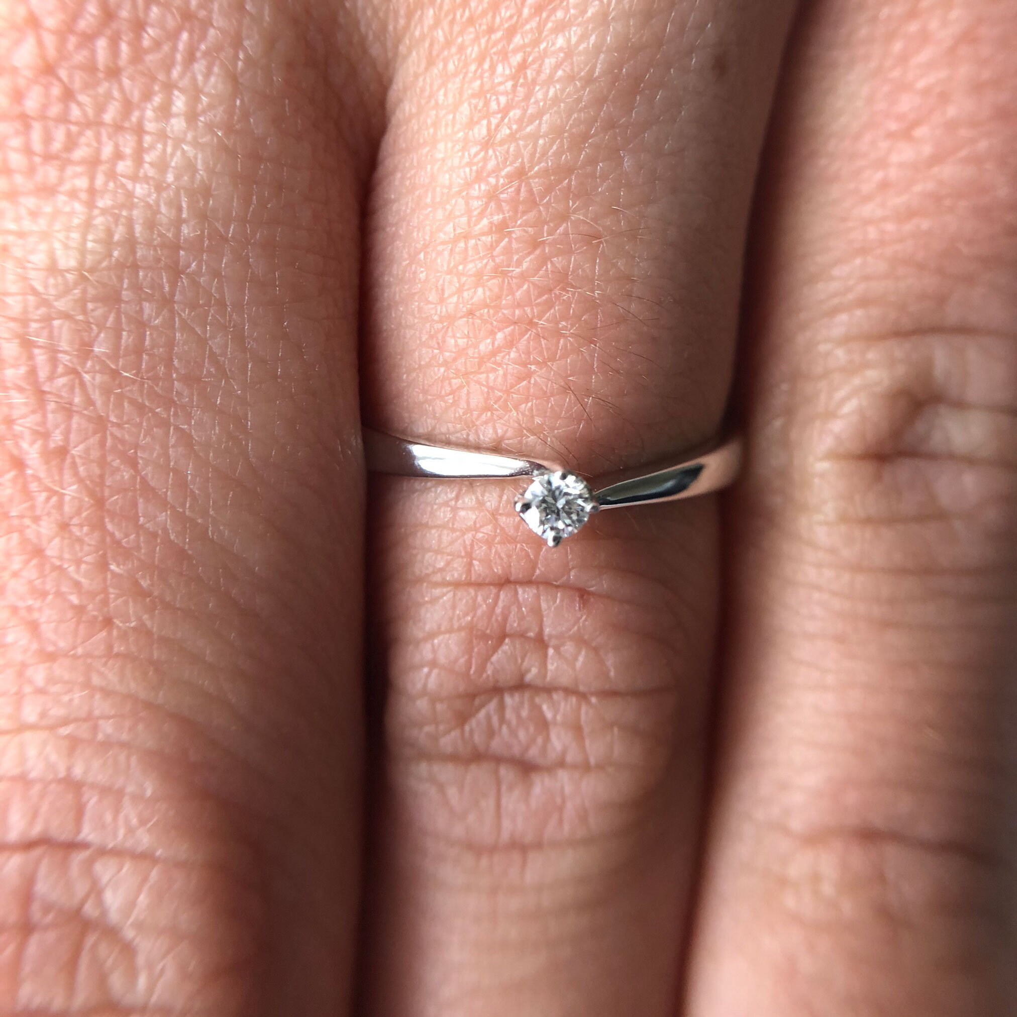 Diamond Wave Inspired Engagement Ring Unique Engagement Rings | Etsy