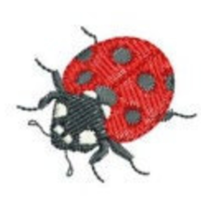 Ladybug Embroidery Design - Etsy