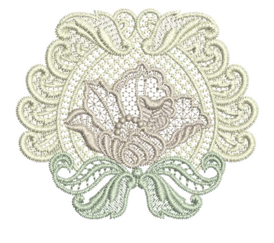 Lace Motif - Beautiful Free Standing Lace Machine Embroidery Design by ...