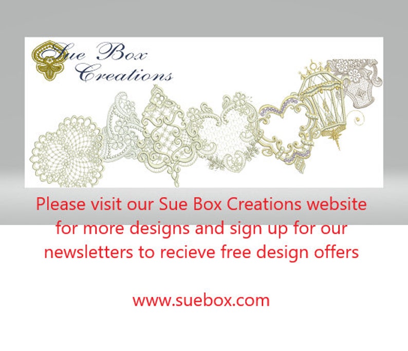 Mirror Machine Embroidery Design as an Instant Download by Sue Box ...