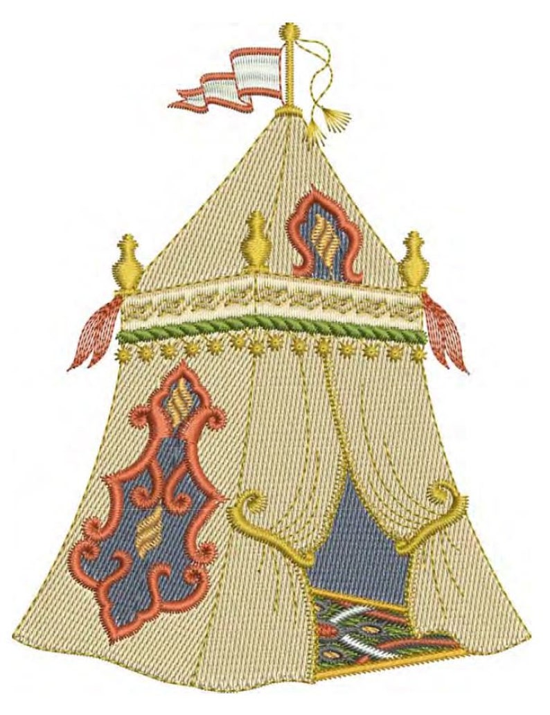 Tent Moroccan Arabian Machine Embroidery Design by Sue - Etsy