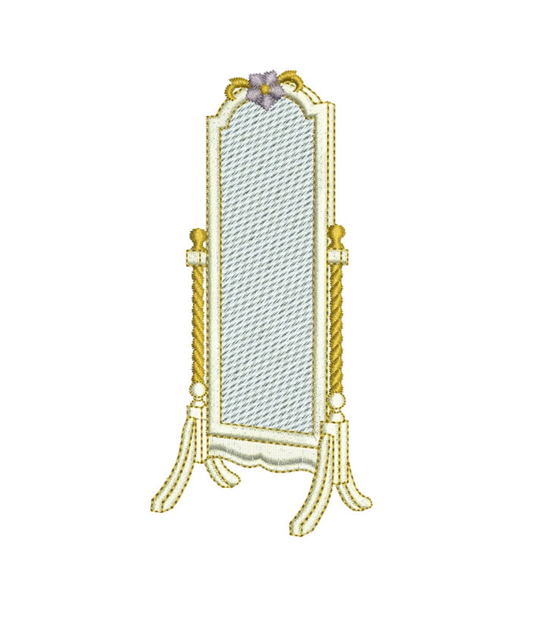 Mirror Machine Embroidery Design as an Instant Download by Sue Box ...