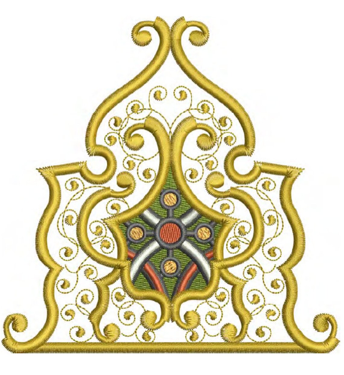 Moroccan Fretwork Design Machine Embroidery Design by Sue - Etsy