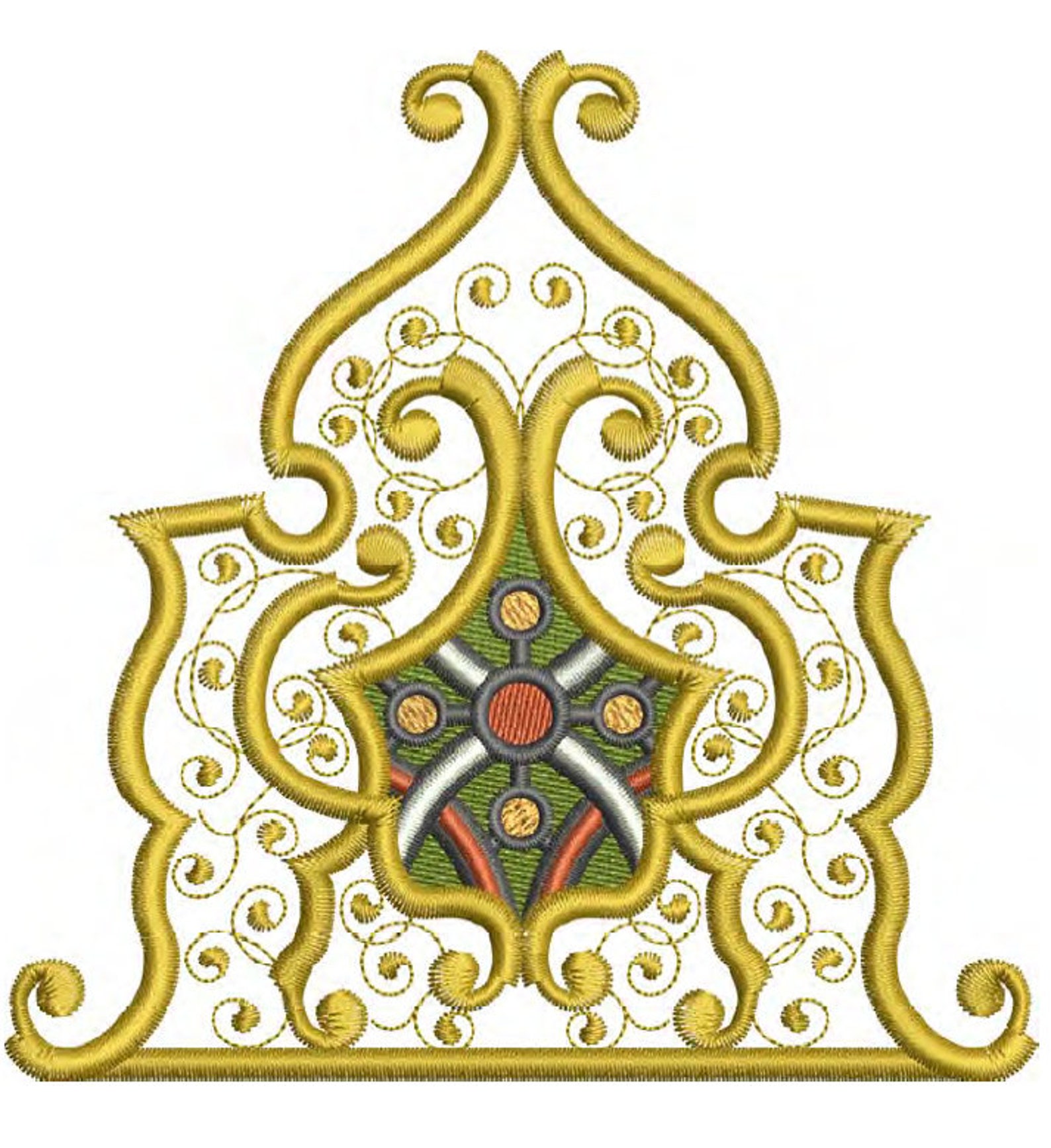 Moroccan Fretwork Design - Machine Embroidery Design by Sue Box in 2 ...