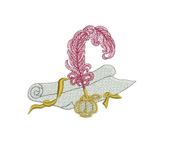 Magic Quill Machine Embroidery Design by Sue Box in 2 Sizes | Etsy UK