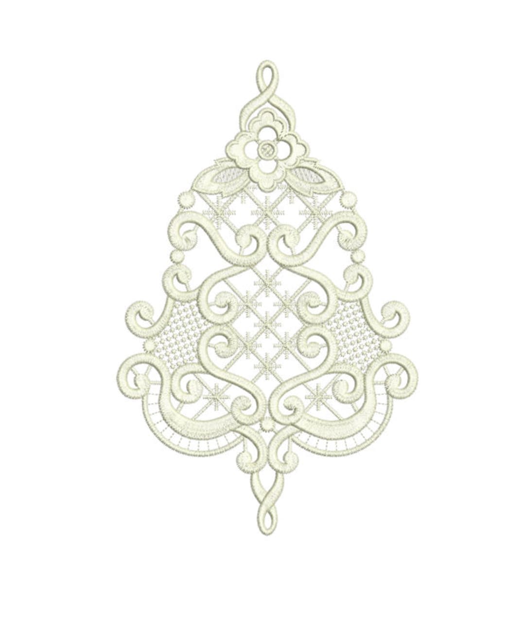 Lace - Lacy Bell Machine Embroidery Design by Sue Box - Etsy