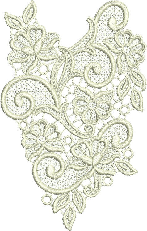 LACE- Designer Lace Machine Embroidery Collection by Sue Box - Etsy