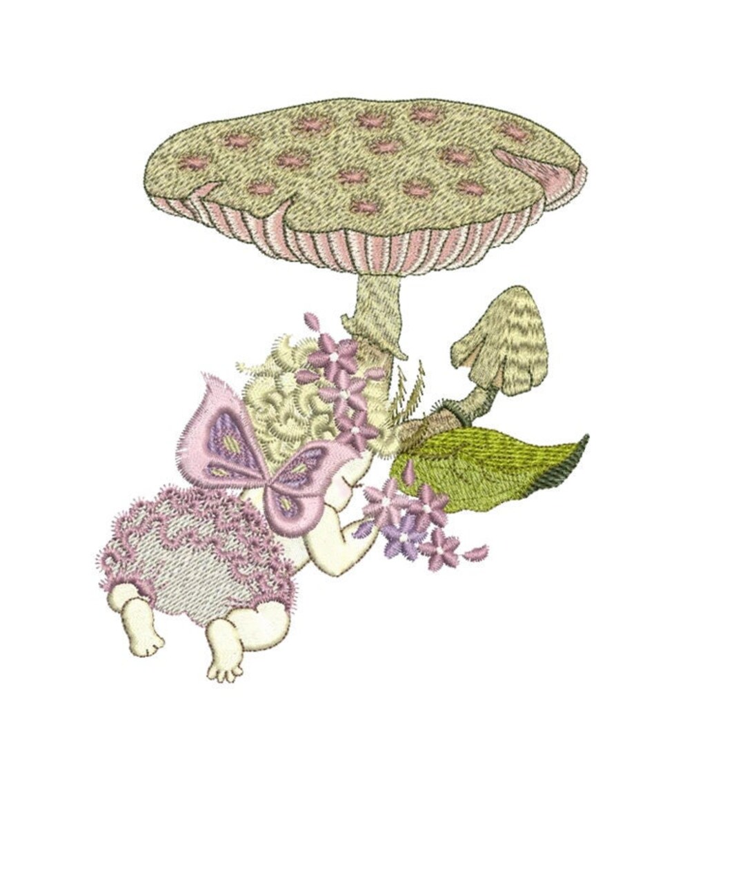 Fairy EMILY - Enchanted Fairy Treasures Machine Embroidery Design by ...
