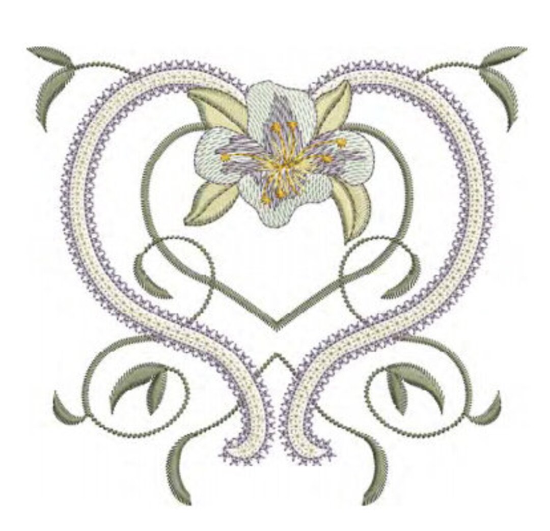 Azalea Flower Design Embroidery Motif - 25 - Embroidery Inspirations ...