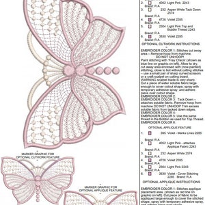 Butterfly Extra Large Machine Embroidery Design by Sue Box - Etsy