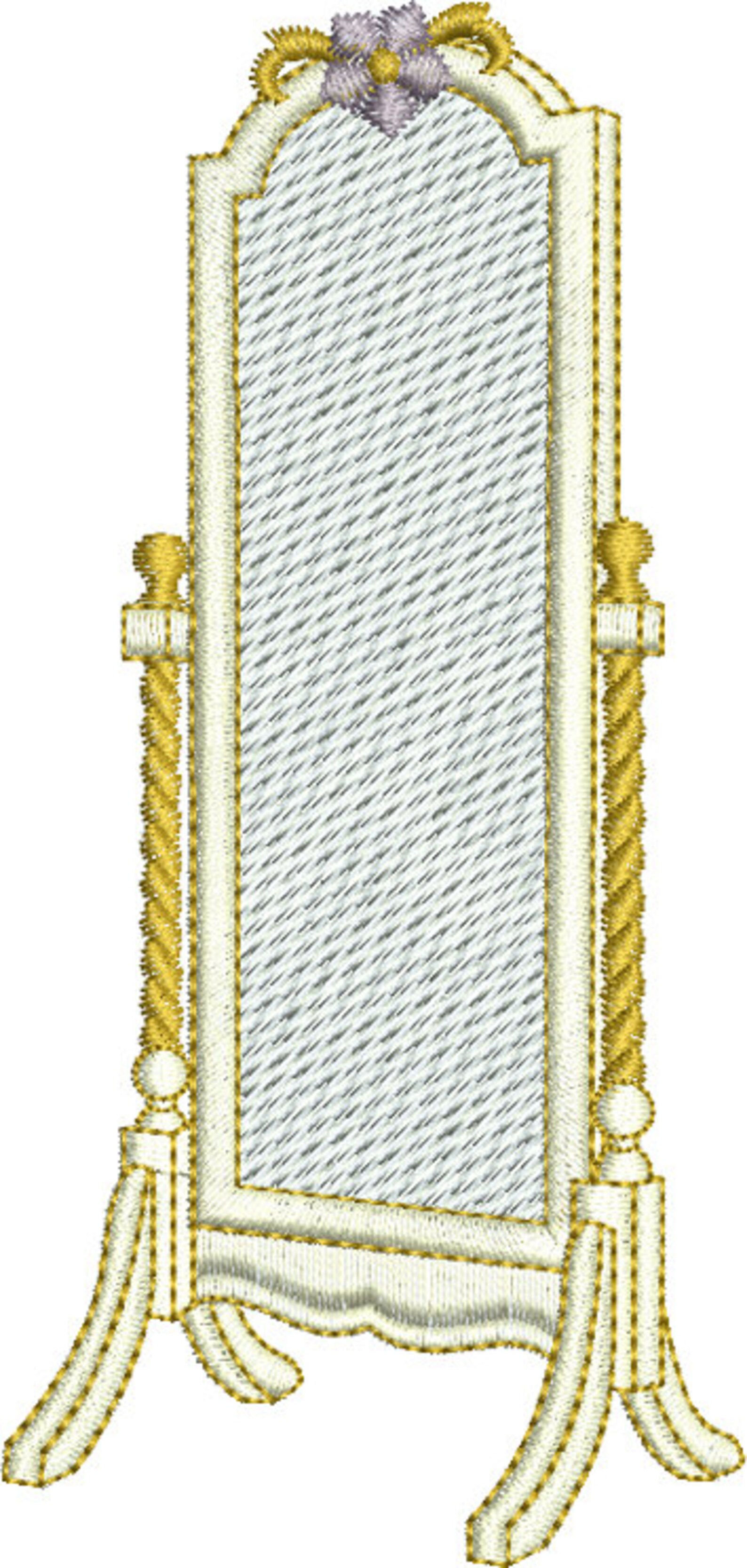 Mirror Machine Embroidery Design as an Instant Download by Sue Box ...