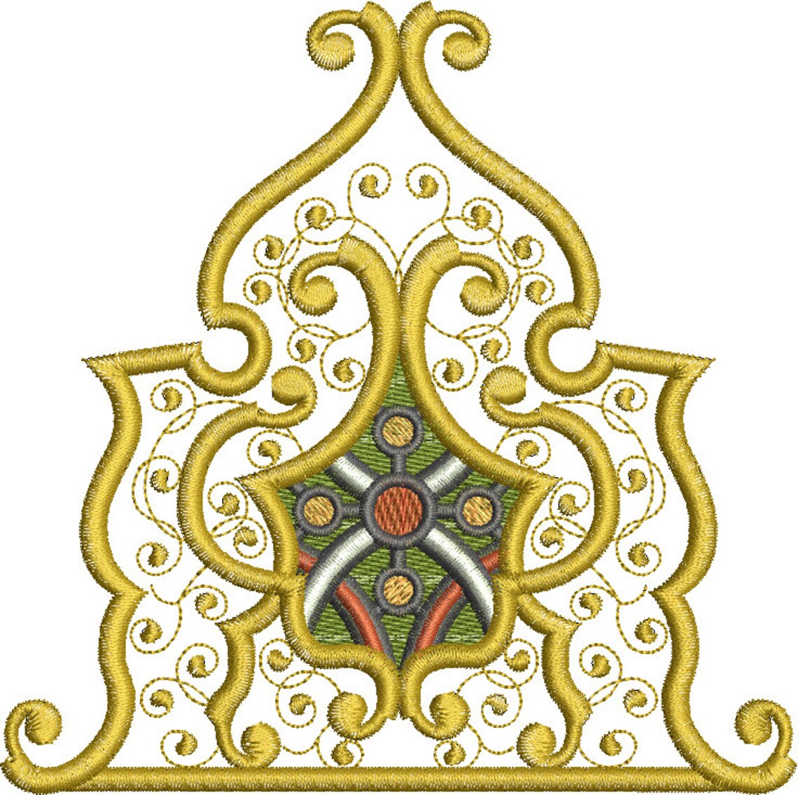 Moroccan Fretwork Design Machine Embroidery Design by Sue - Etsy