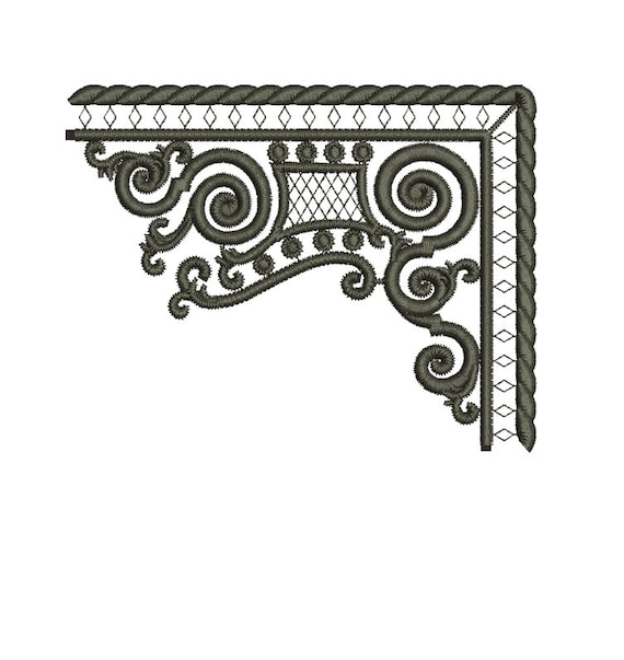 Wrought Iron Corner 1 28 Traditional Homes and Gardens - Etsy