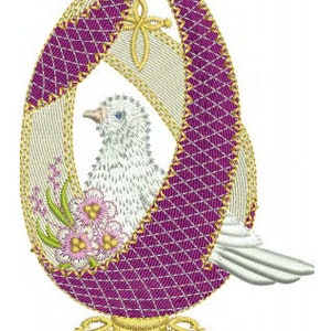 Easter Egg Design by Sue Box - Elegant Egg in 2 Sizes - Etsy