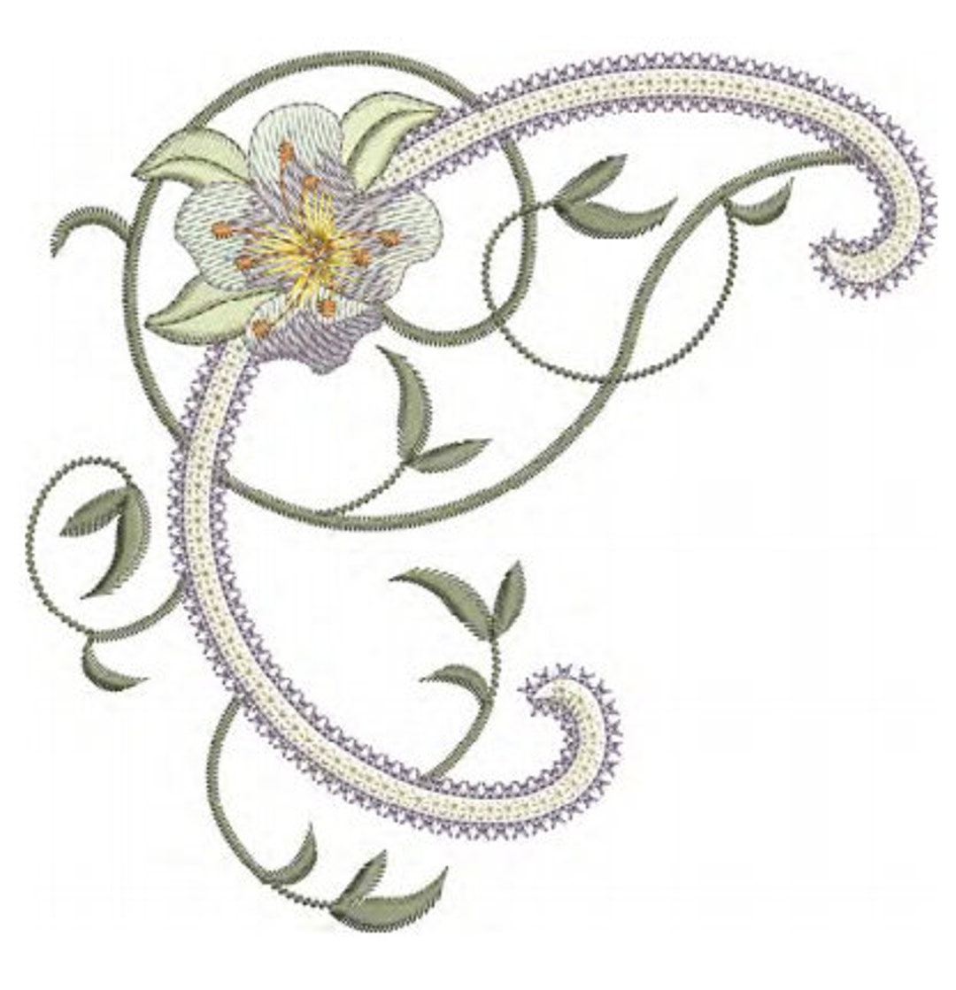 Azalea Flower 2 Embroidery Motif - 22 - Embroidery Inspirations - by ...