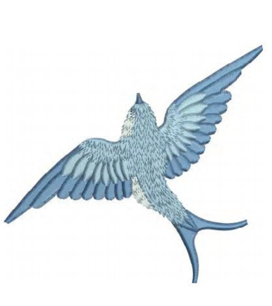 Blue Bird 4 Embroidery Motif - 04 - Everlasting Embroidery - by Sue Box ...