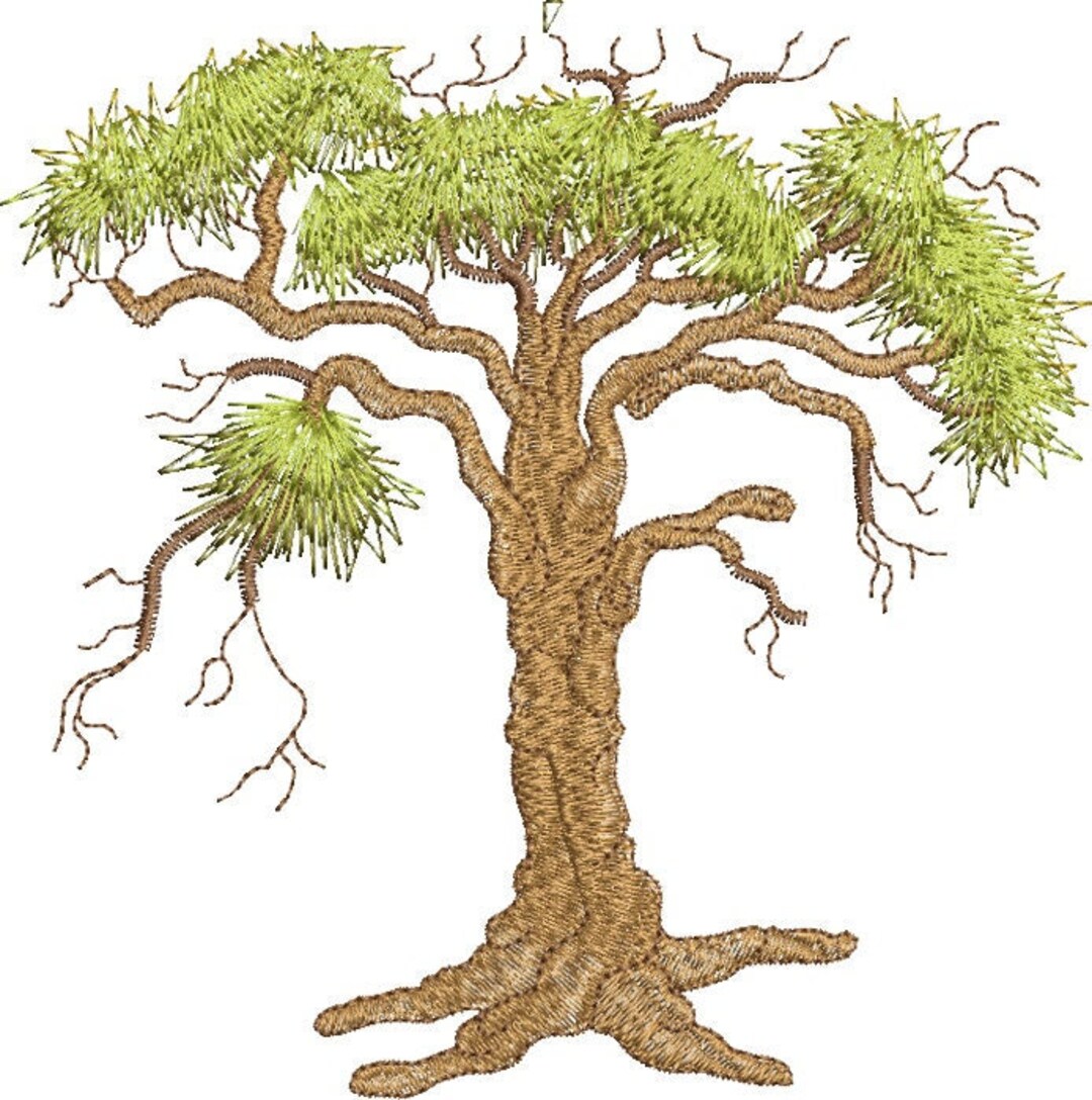 Oak Tree Embroidery Motif - 04 by Sue Box - Etsy