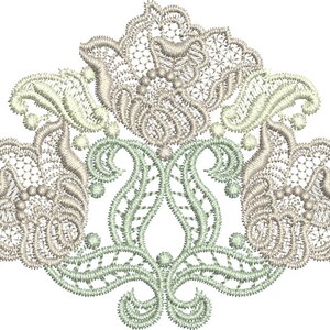 Lace - Antique Flower - Designer Lace - Beautiful Free Standing Lace ...