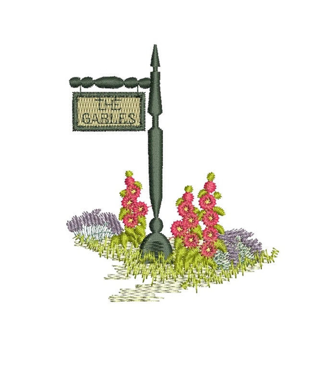 Gables Sign - 12 - Traditional Homes and Gardens - Machine Embroidery ...