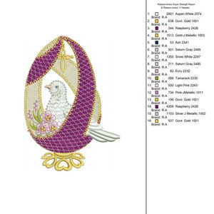 Easter Egg Design by Sue Box - Elegant Egg in 2 Sizes - Etsy