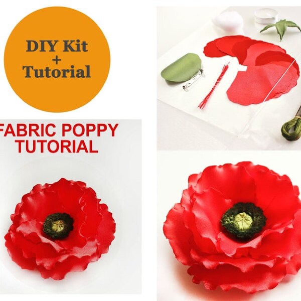 Silk Poppies - Etsy