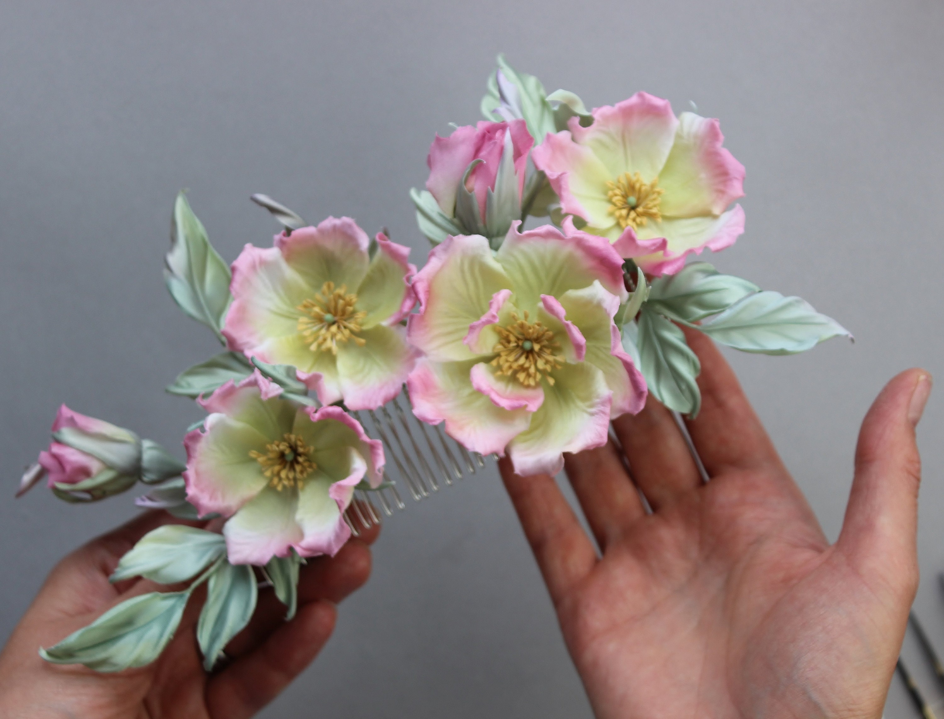 Silk Wild Rose Flower Tutorial, Rose Pattern, Fabric Wild Rose Flower ...