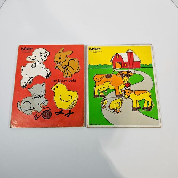 Wooden Inset Puzzle - Etsy