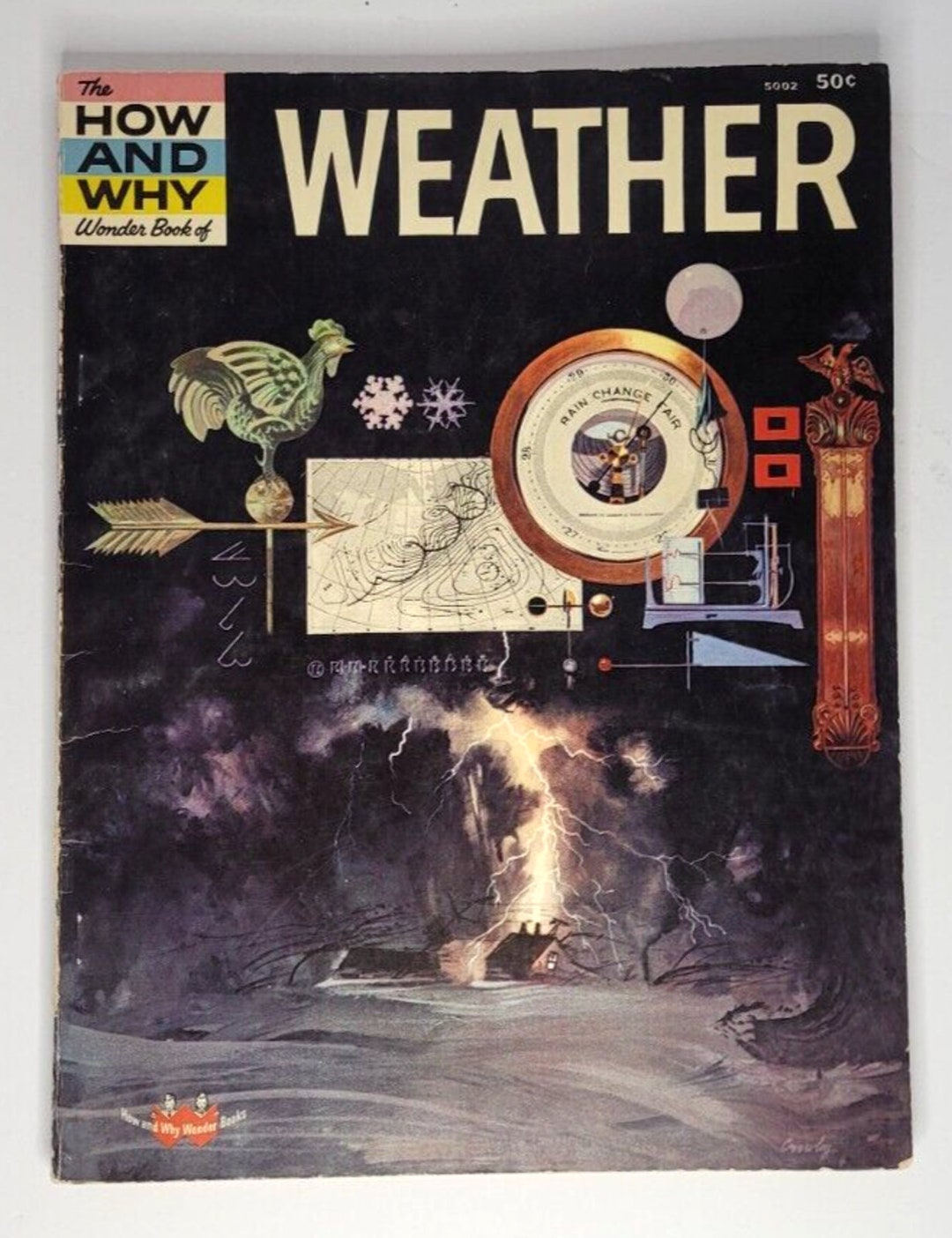 How and Why Wonder Book of Weather 1960 by Ronald Rood Vintage Kids ...