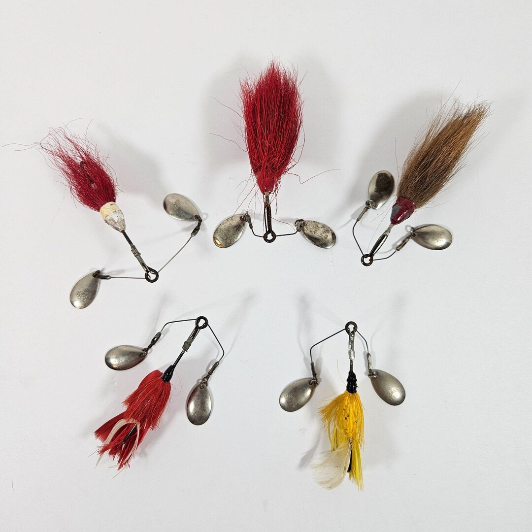 Vintage Jamison Shannon Twin Spin Lures Sz 2.5 Spinning Bait Casting ...