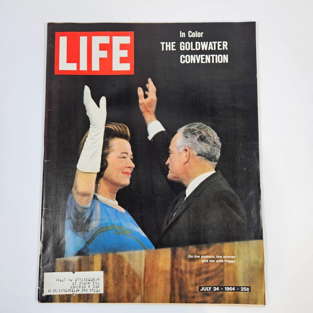 Life Magazine July 24 1964 Goldwater Convention Macarthur Vintage ...