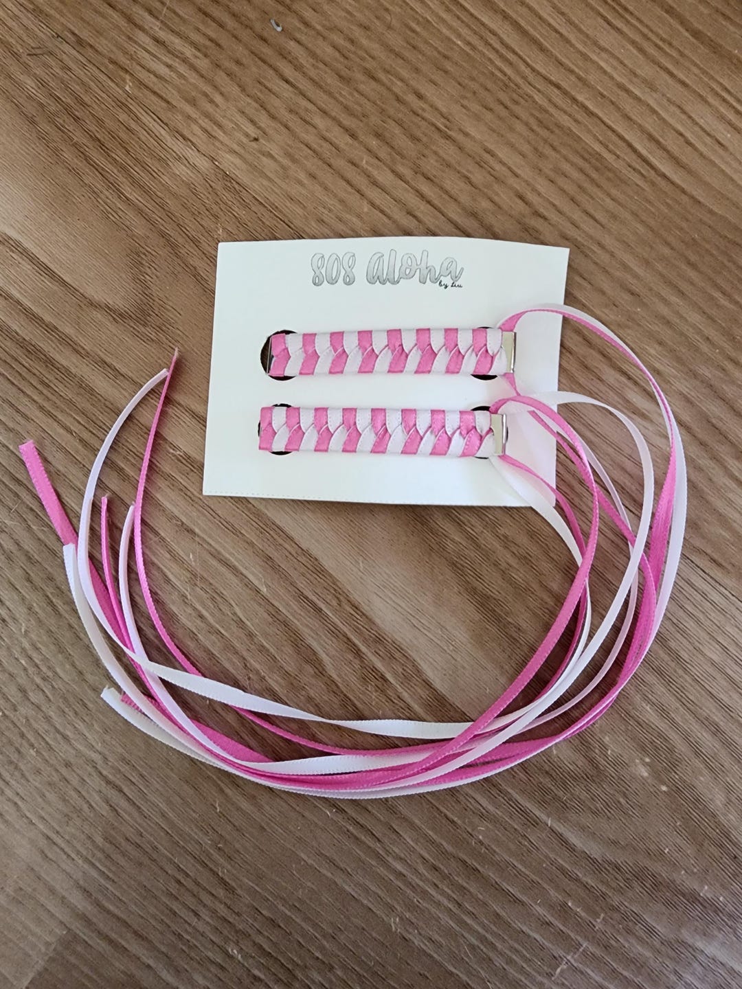 Pair of 1980s Retro Braided Ribbon Barrettes - Etsy