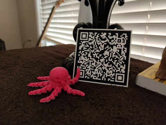 Customized 3D Printed QR Code | Etsy