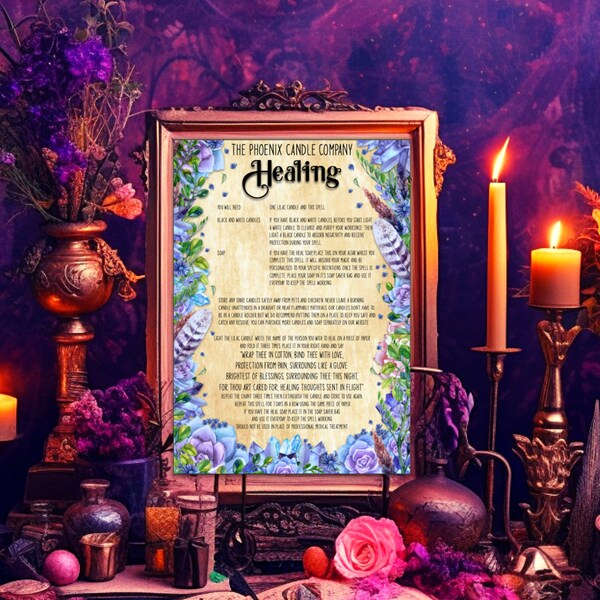Healing Spell - Etsy