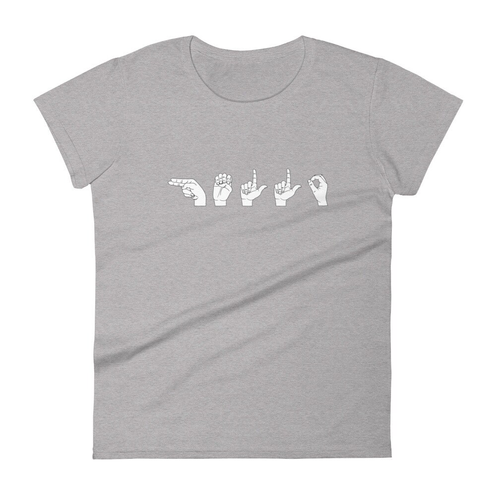 Sign Language HELLO Shirt, Sign Language Shirts,asl Shirt,asl T Shirts ...