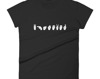 Sign Language HELLO Shirt, Sign Language Shirts,asl Shirt,asl T Shirts ...