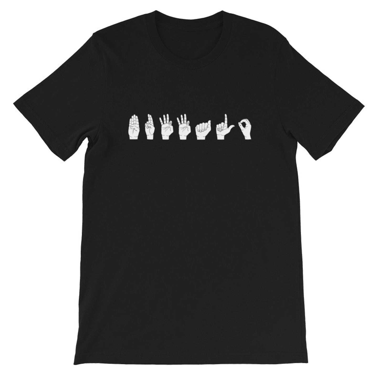 Sign Language Buffalo Shirt, Sign Language Shirts, ASL Shirt,asl T ...
